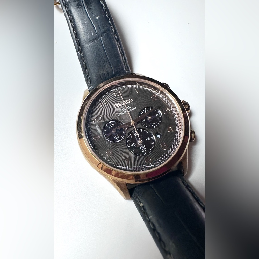 Seiko Chronograph Solar Watch - Gem